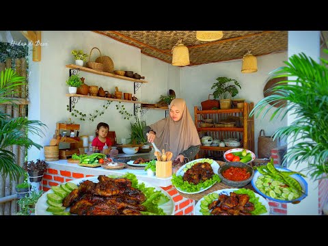 Köyde Yaşam | Lezzetli Izgara Tavuk Pişirmek, Aileyle Yemek Keyfi