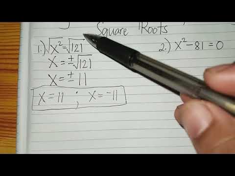 [PART 1] Solving Quadratic Equations by Extracting Square Roots (Grade ...