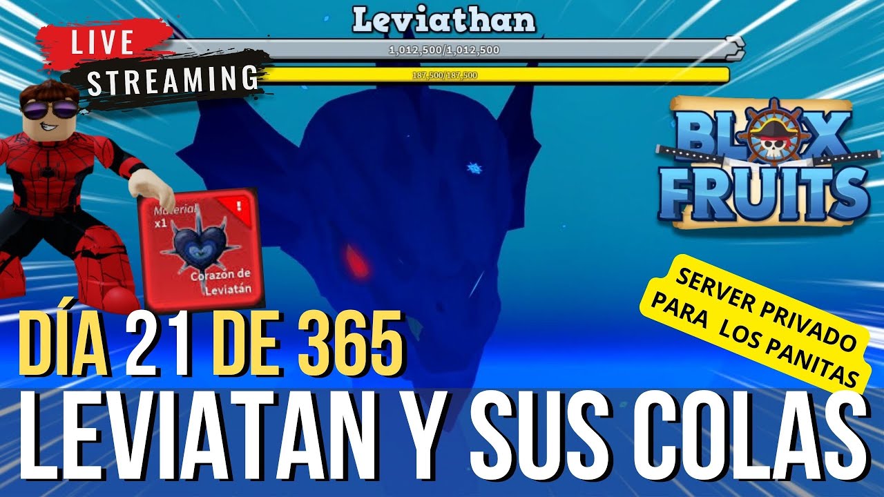 🔴 Día 21 de 365 - las colas del LEVIATAN 🐲🌋 Full Eventos MARINOS 🐉 Blox Fruits Live 🐲 - YouTube