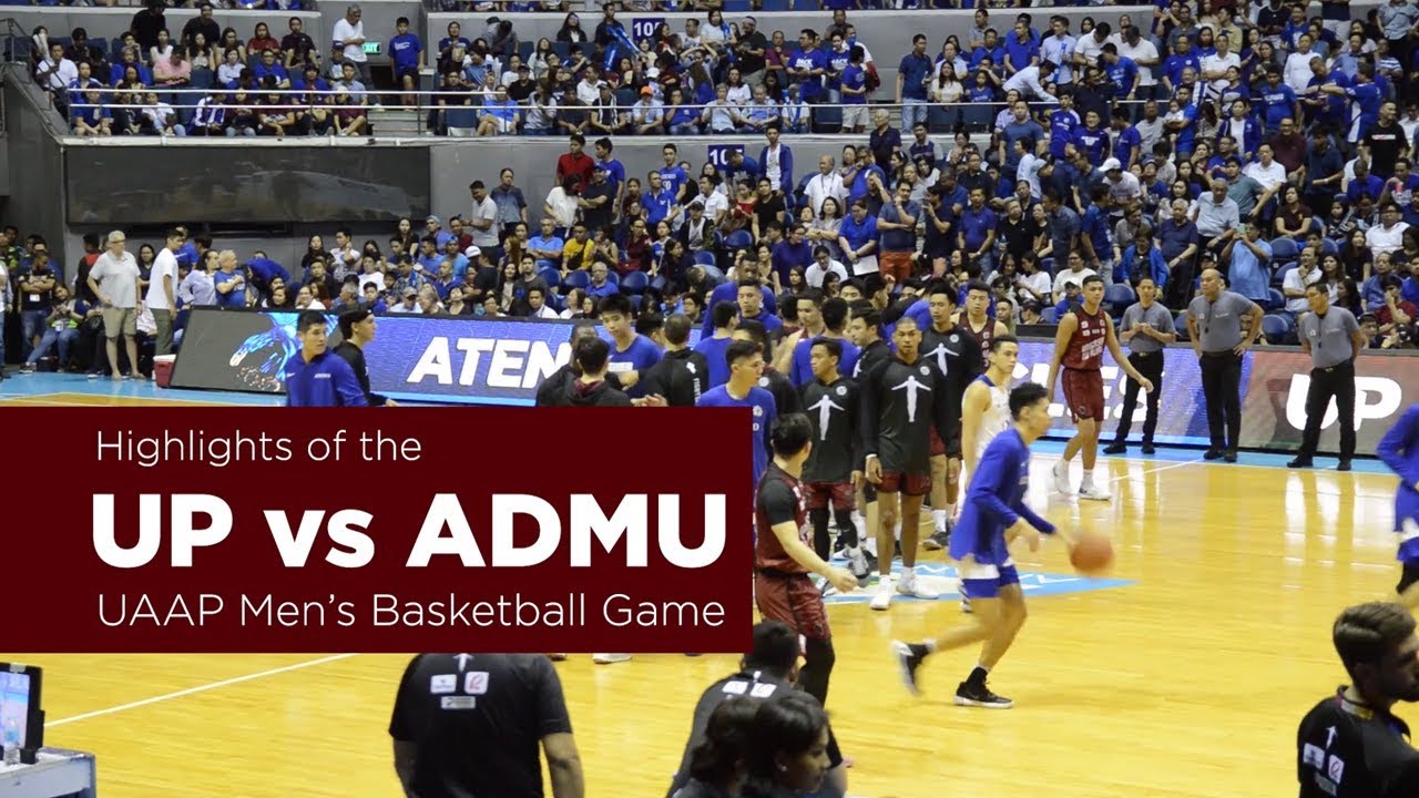 Highlights of the UP vs ADMU UAAP Men's Basketball Game - YouTube