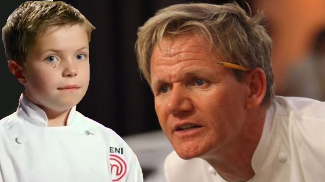 Gordon Ramsay Cussing out a kid on Masterchef JR (YTP) - YouTube