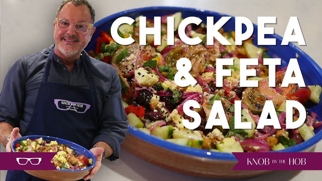 A TOASTED CHICKPEA & FEAT SALAD RECIPE | KNOB BY THE HOB | STEVEN ...