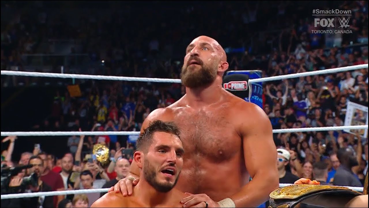 DIY Capture Tag Team Titles - WWE SmackDown 7/05/2024 - YouTube