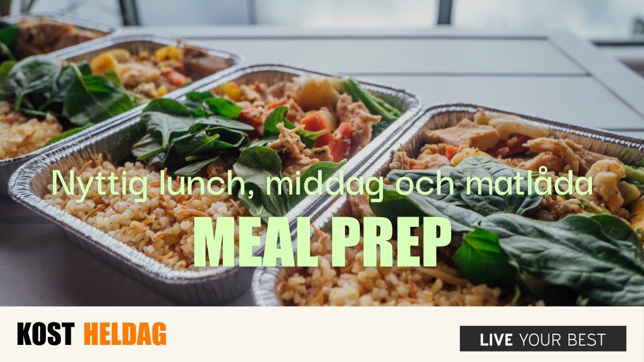 Nyttig lunch, middag och matlåda - Enkelt, snabbt och billigt! - YouTube