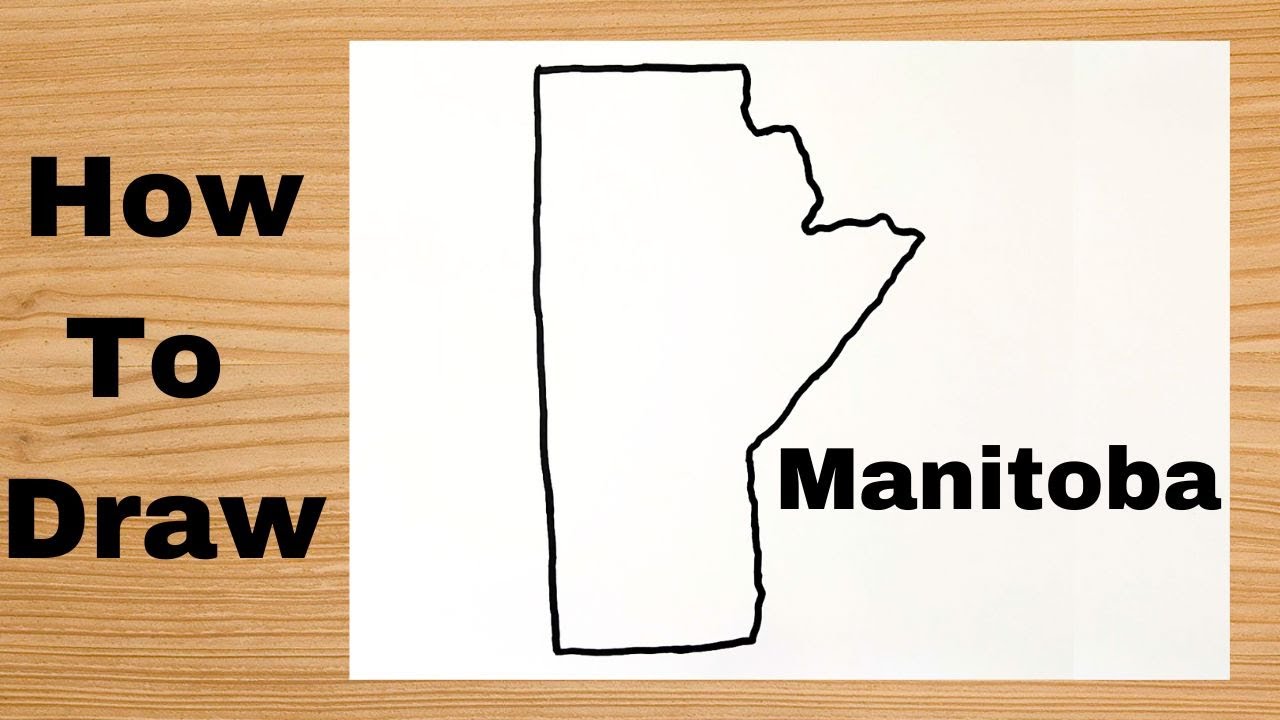 Drawing Manitoba Province Map - Canada - YouTube