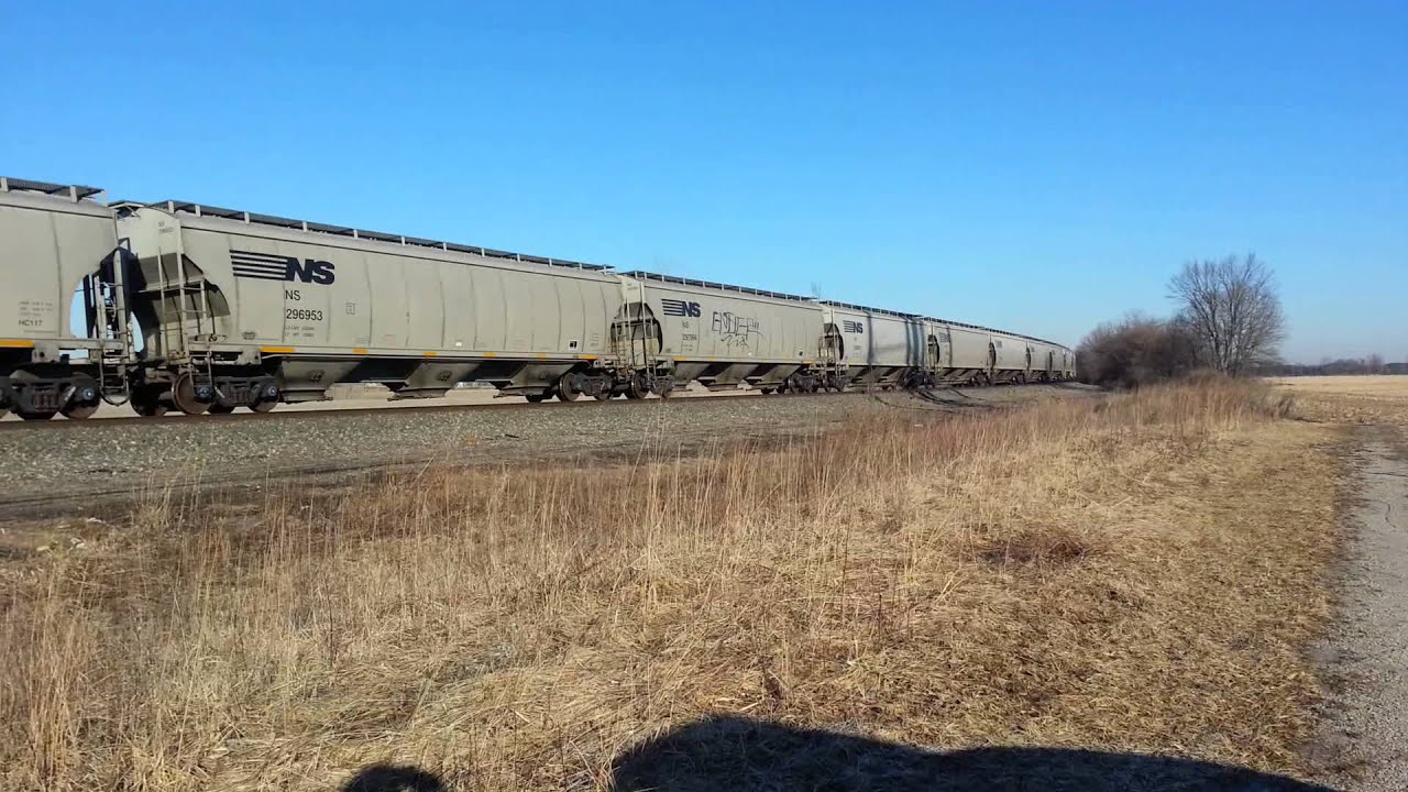 NS # 8002 # 9613 ( grain train ) - YouTube