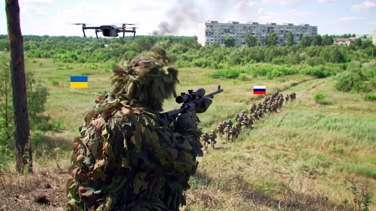 DIRECT HIT! Ukrainian Sniper Slips into Russian Base, Ejecting Foes ...