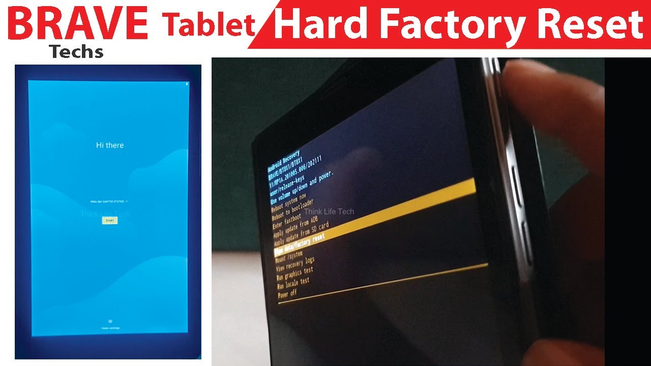 How To Factory Reset Brave Tablet | মোবাইল ফ্লাশ দেওয়ার নিয়ম - YouTube