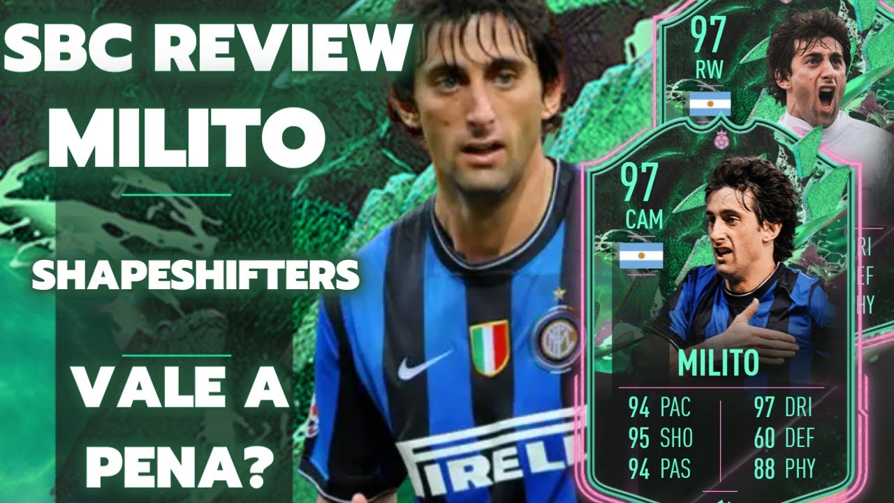 DIEGO MILITO SBC REVIEW FIFA 22 ULTIMATE TEAM - YouTube