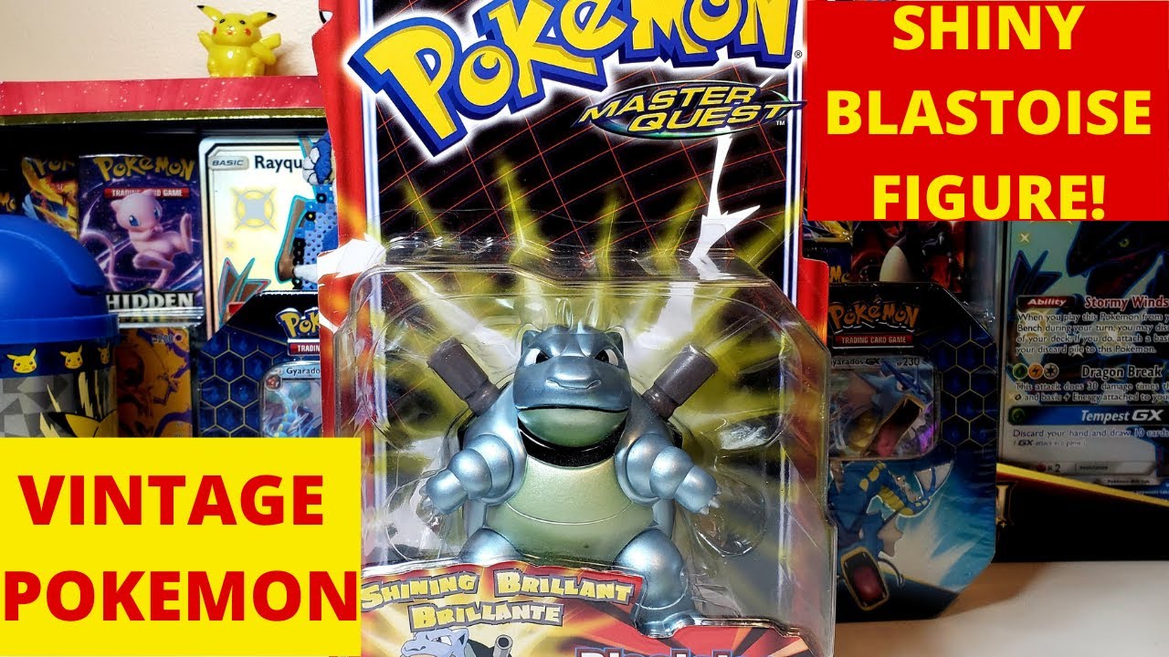VINTAGE POKEMON SHINY BLASTOISE HASBRO MASTER QUEST FIGURE!, 58% OFF