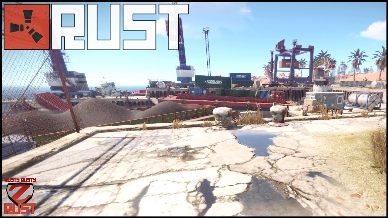 RUST ☢️ ZCS #05 - Butze weiter bauen und zum Hafen - YouTube
