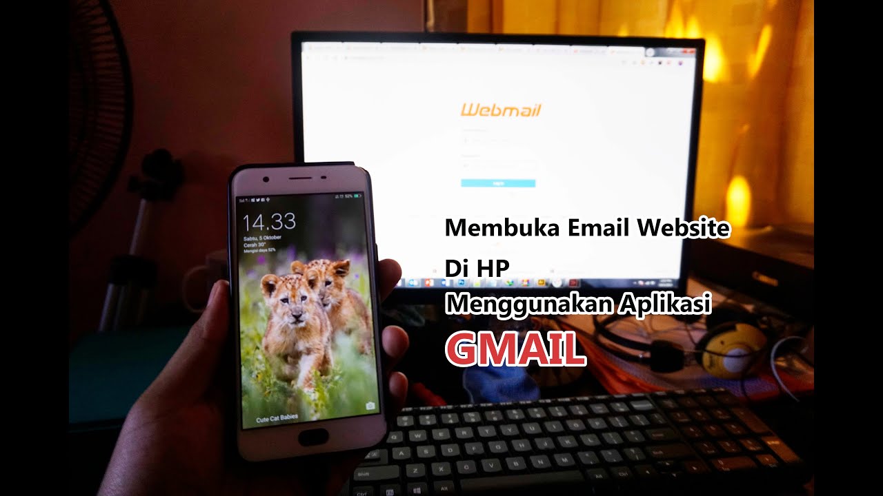 Tutorial Membuka Email Website di HP menggunakan aplikasi GMAIL - YouTube
