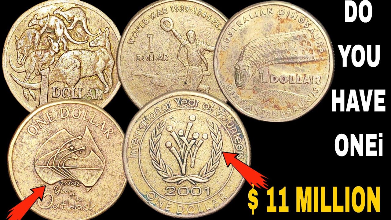 TOP 5 Ultra Rare Australian 1 dollar Coins Worth Big Money | Most ...