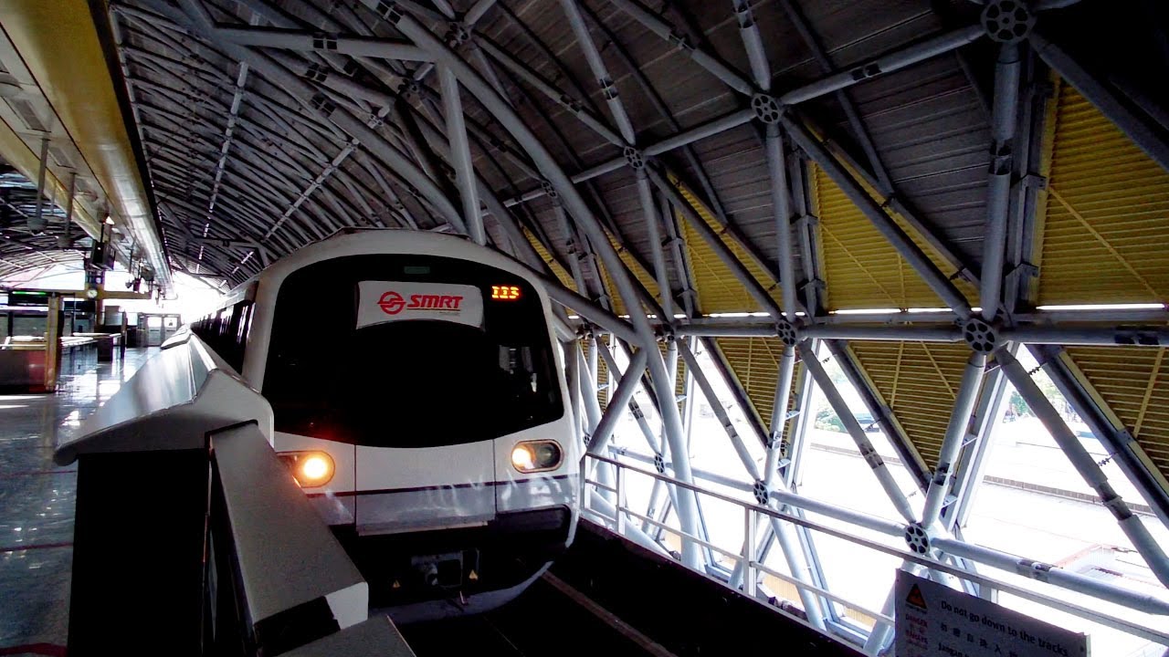Singapore MRT ride from Tuas Crescent to Tuas Link train station - YouTube