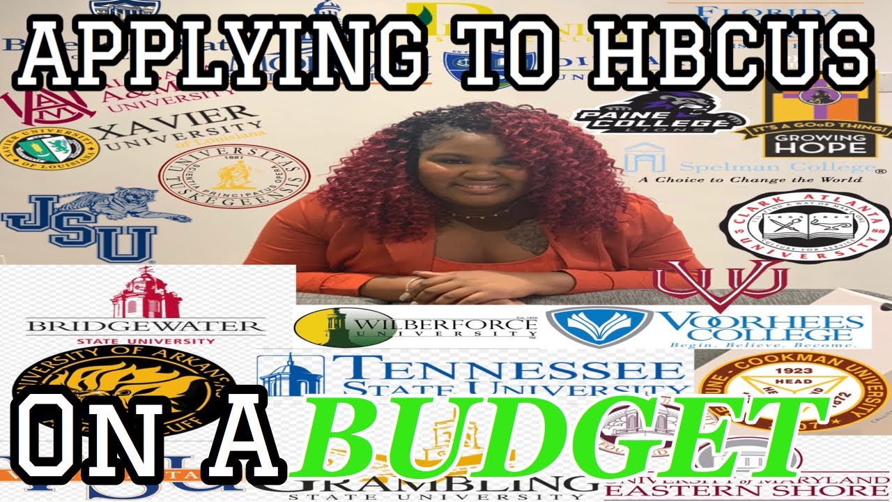 APPLYING TO HBCUs ON A BUDGET | COMMON BLACK COLLEGE APP - YouTube