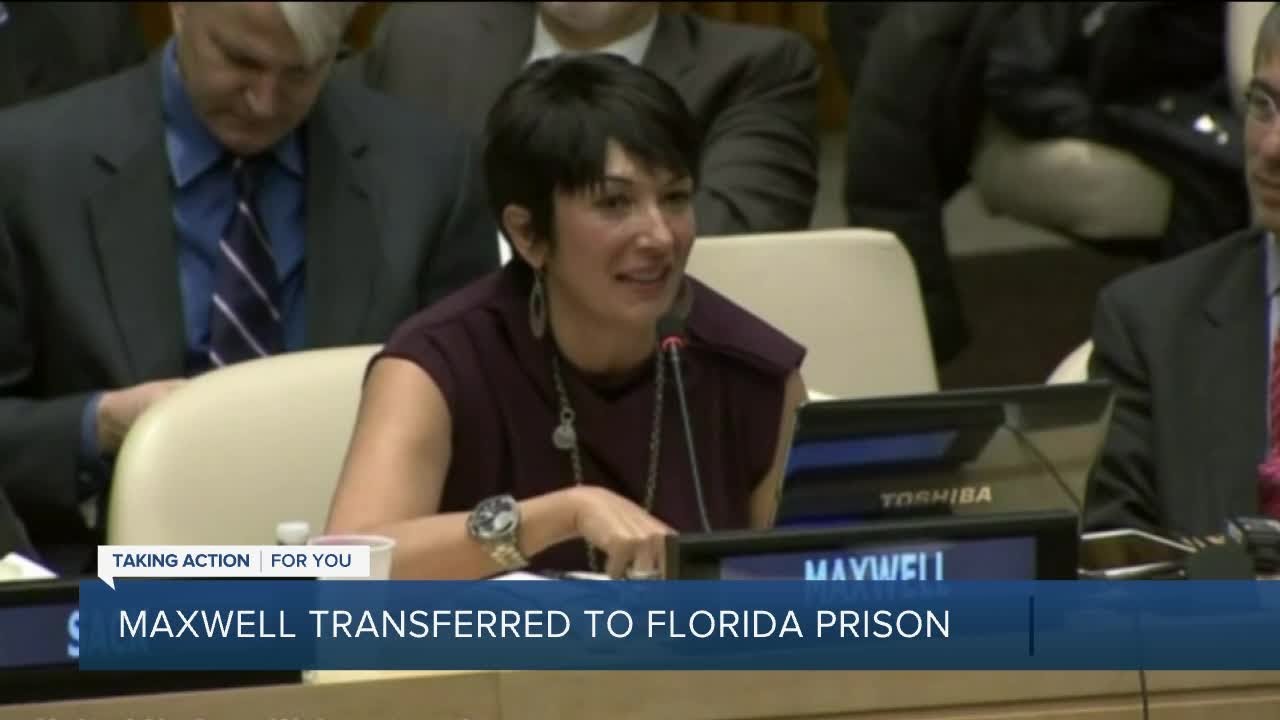 Ghislaine Maxwell transferred to federal prison in Florida - YouTube