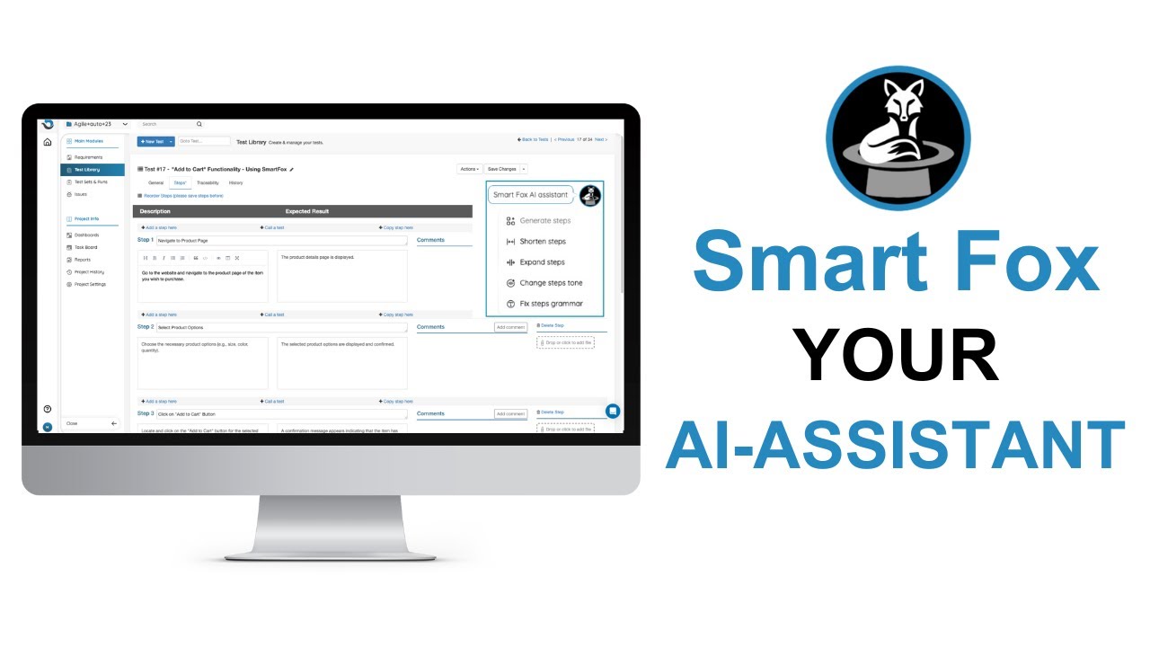Smart Fox - PractiTest AI Assistant - YouTube