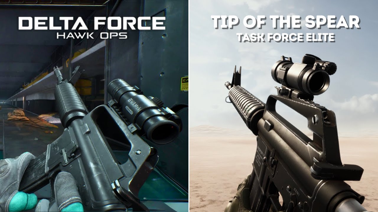 Delta Force: Hawk Ops vs Task Force Elite - Weapons Comparison - YouTube
