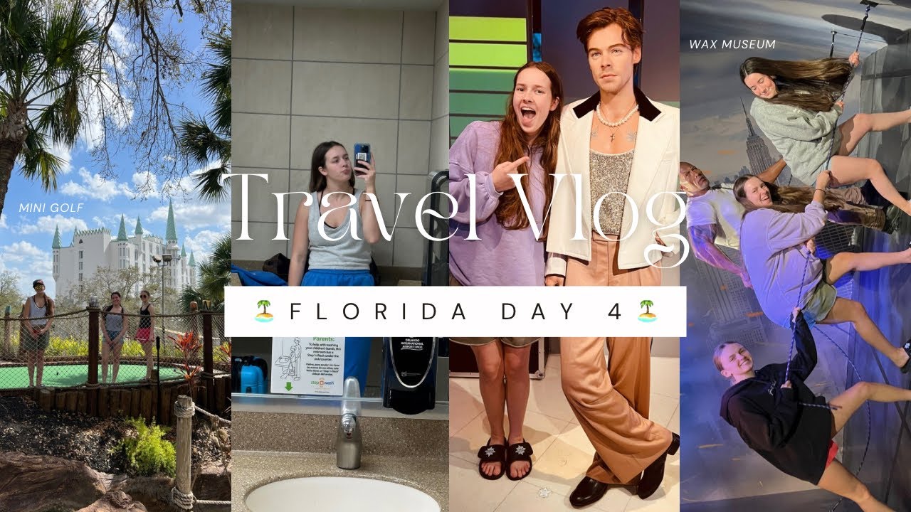 mini golf, wax museum, and traveling home | Florida Day 4 | Tali’s ...