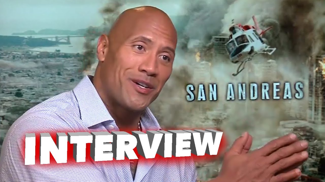 San Andreas: Dwayne Johnson "The Rock" Exclusive Movie Interview ...