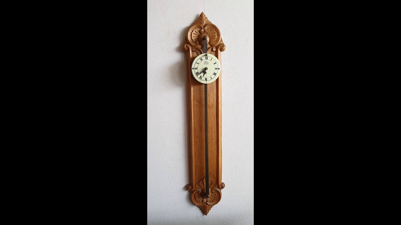 Rare Vintage Dutch Warmink Gravity Wall Clock With Cow Tail Pendulum ...