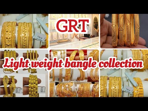 GRT light weight bangle collection//Bangles// Light weight jewellery ...