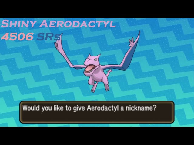 Shiny Aerodactyl Pixelmon