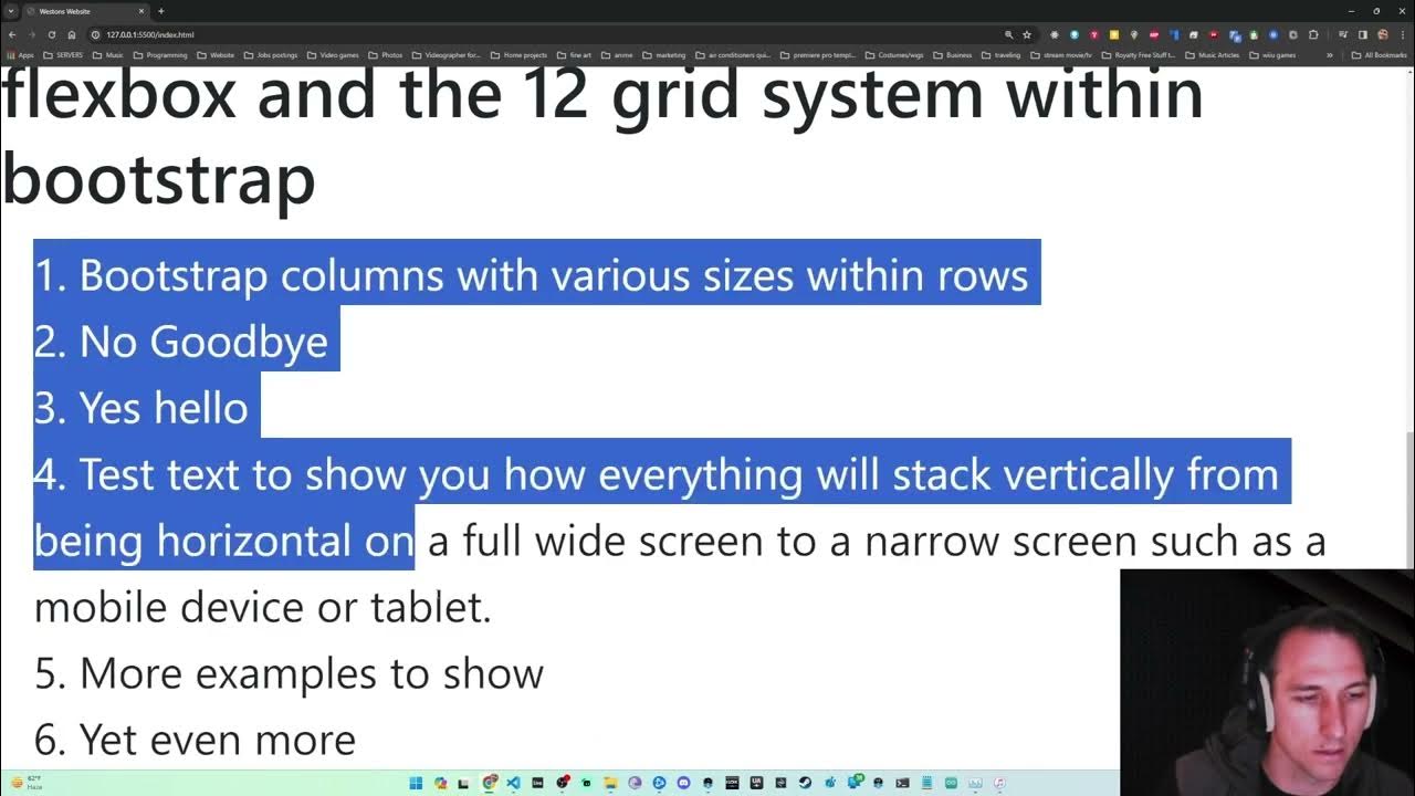 Bootstrap Week 3 Project - Weston Guidero - Promineo Coding Bootcamp - YouTube