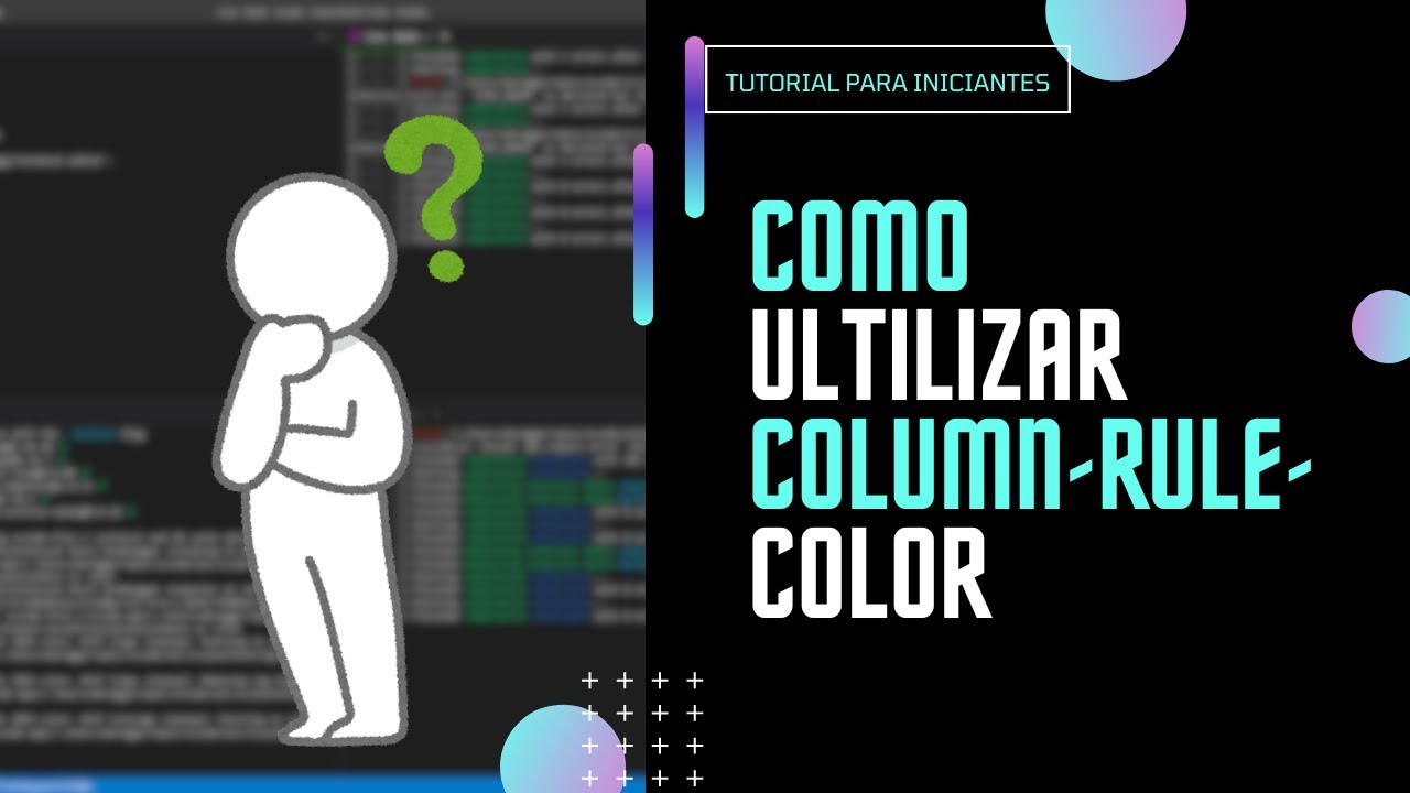 aprenda a usar a propriedade ( column rule color ) - YouTube