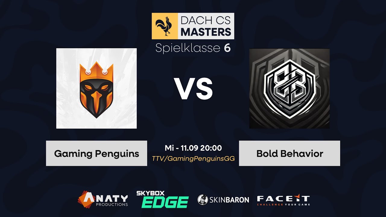 Gaming Penguins vs Bold Behavior #dachcsmasters - YouTube