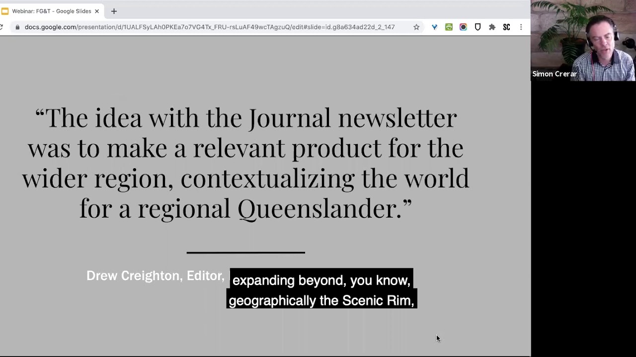 Project Kookaburra Webinar: Fassifern Guardian & Tribune - YouTube