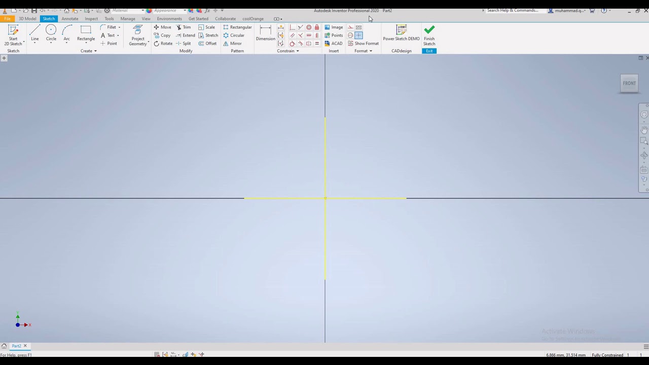 Tutorial.1 Basic 2D Sketch Interface - YouTube