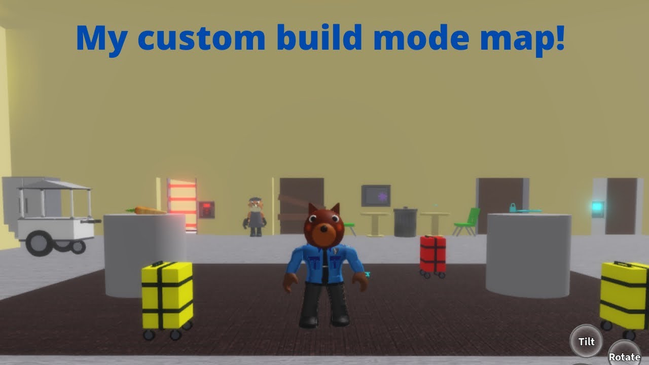 My custom piggy build mode map! (The Lucella Museum!) - YouTube
