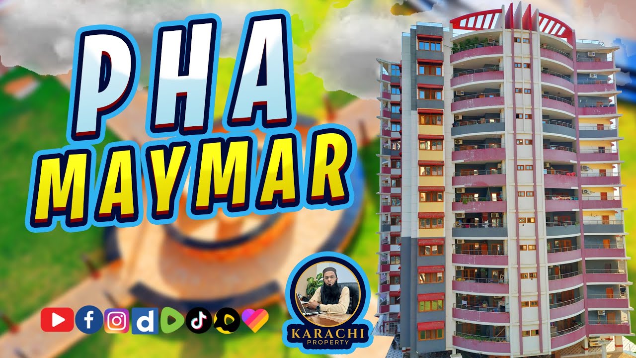 PHA Maymar - 3 Bed Drawing Lounge Apartment in Gulshan-e-Maymar ...