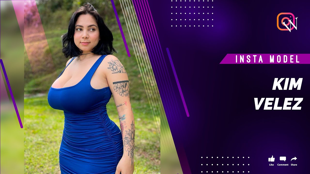 Kim Velez | Famous Plus Size Curvy Model | Bio, Info & Facts - YouTube