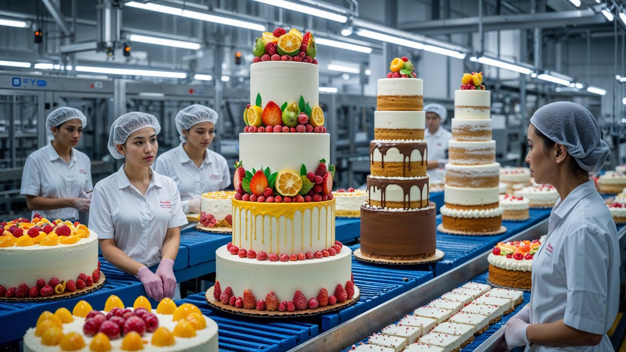 Inside the World's Most Advanced Bakery Factory - YouTube