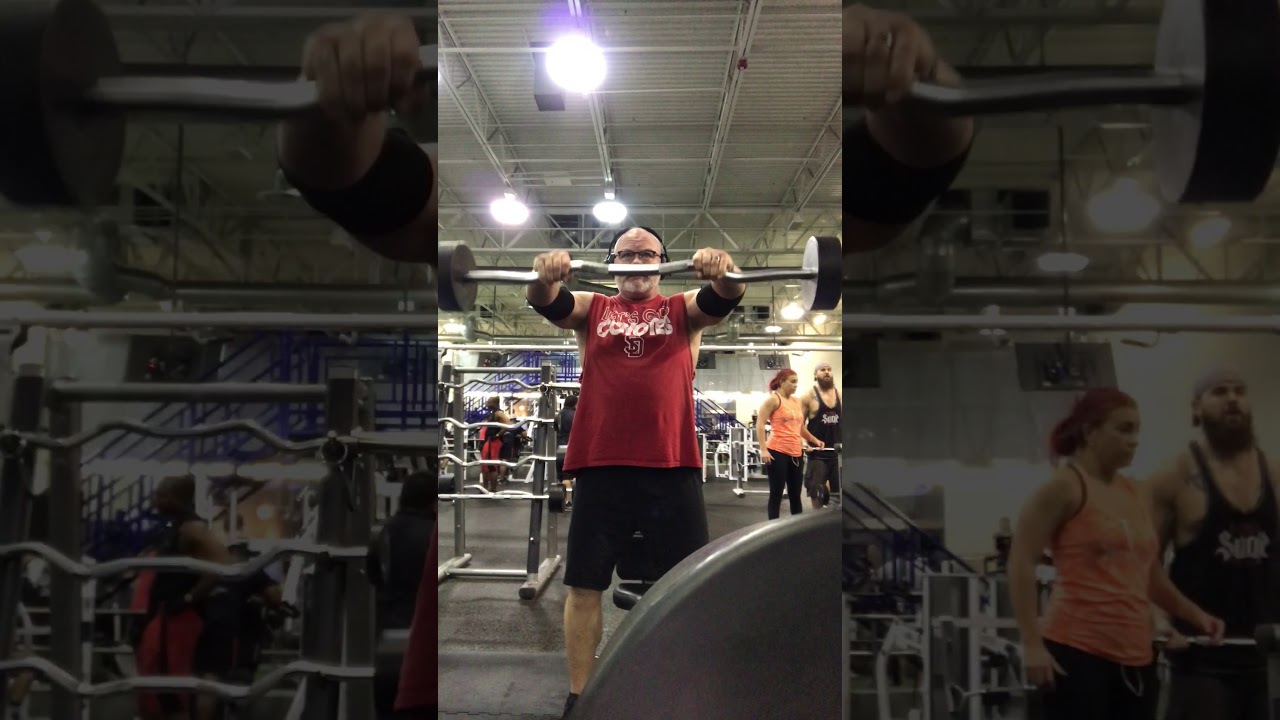 EZ Bar Front Raise 08022017 - YouTube