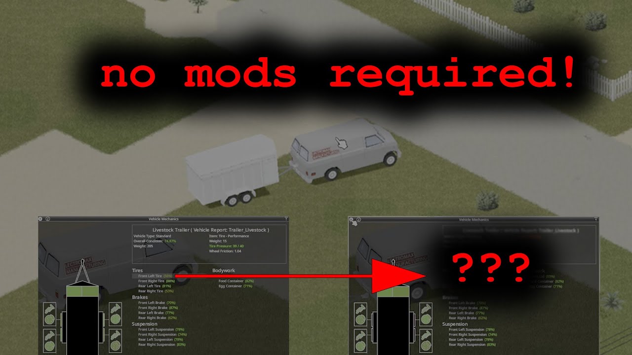 Zomboid B42: I fixed towing with this one simple trick - YouTube