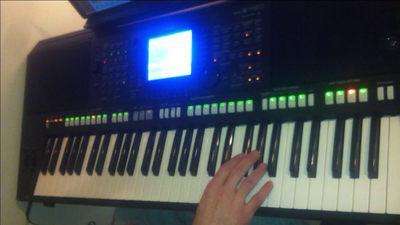 Vangelis-Rotation's Logic remix keyboard cover(Yamaha psr s750) - YouTube