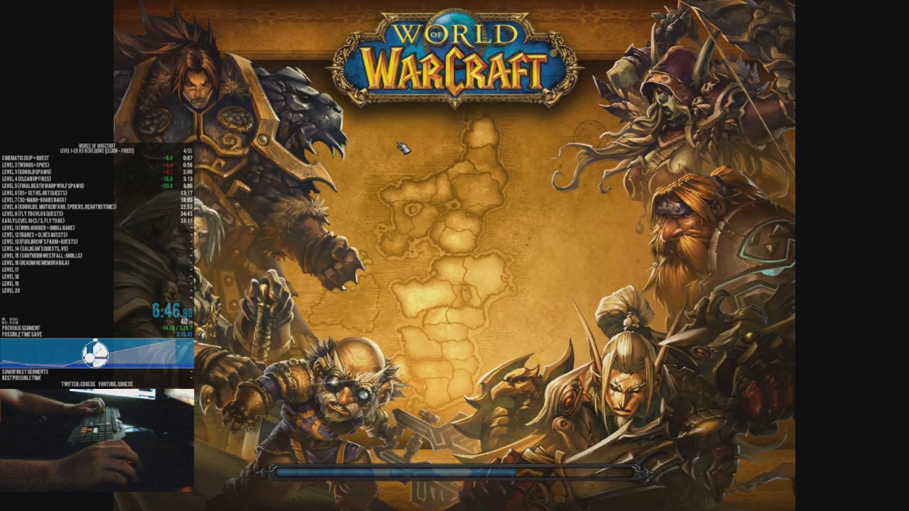 [World of Warcraft : Legion] Level 1 to 10 (No Heirlooms, 0%) Speedrun ...