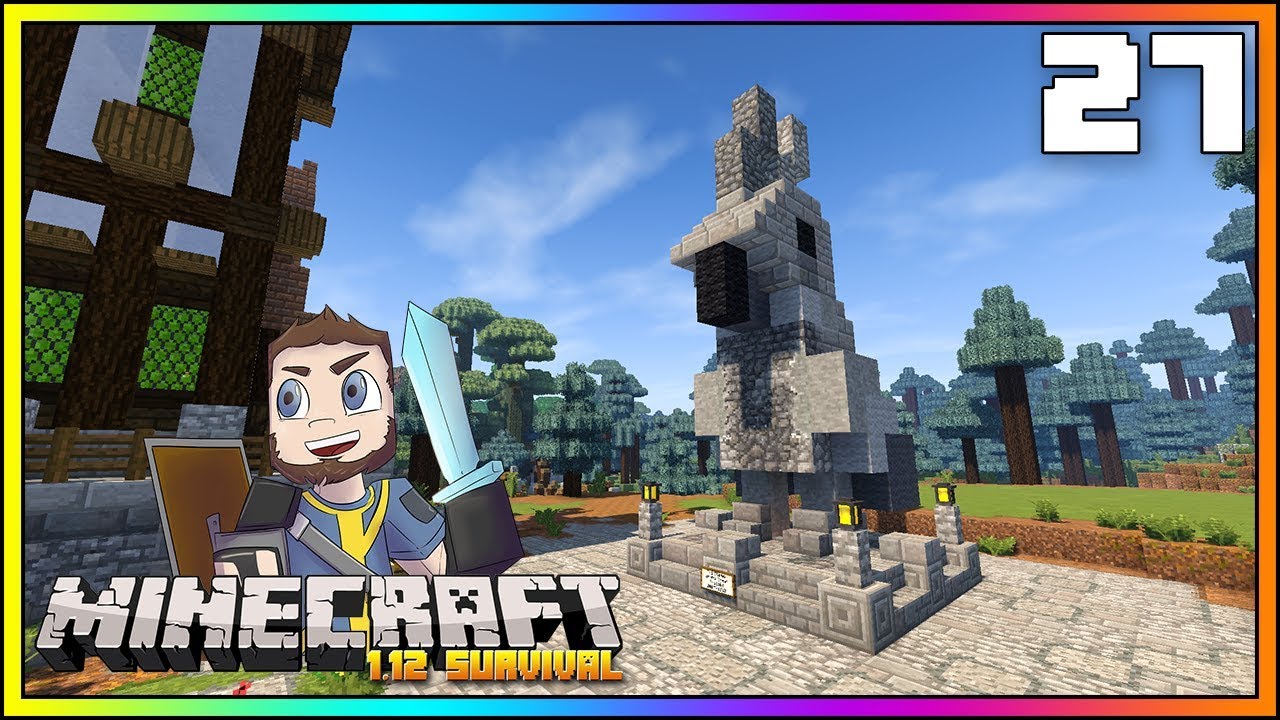 Minecraft Survival Lets Play THE PHOENIX STATUE!!! [EPISODE 27 ...