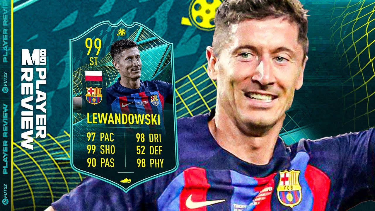 99 MOMENTS LEWANDOWSKI PLAYER REVIEW | FIFA 22 Ultimate Team - YouTube