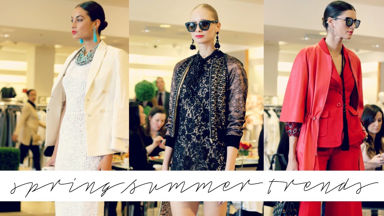 SPRING/SUMMER 2016 TRENDS - YouTube