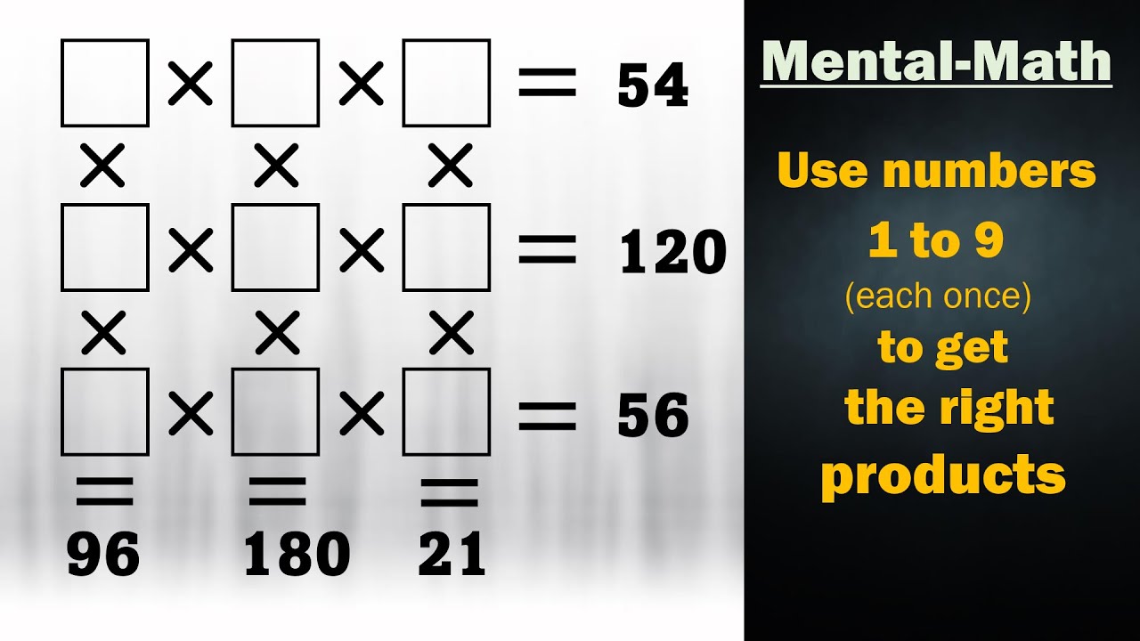 Can You Solve This Easy Math Problem In Your Mind YouTube
