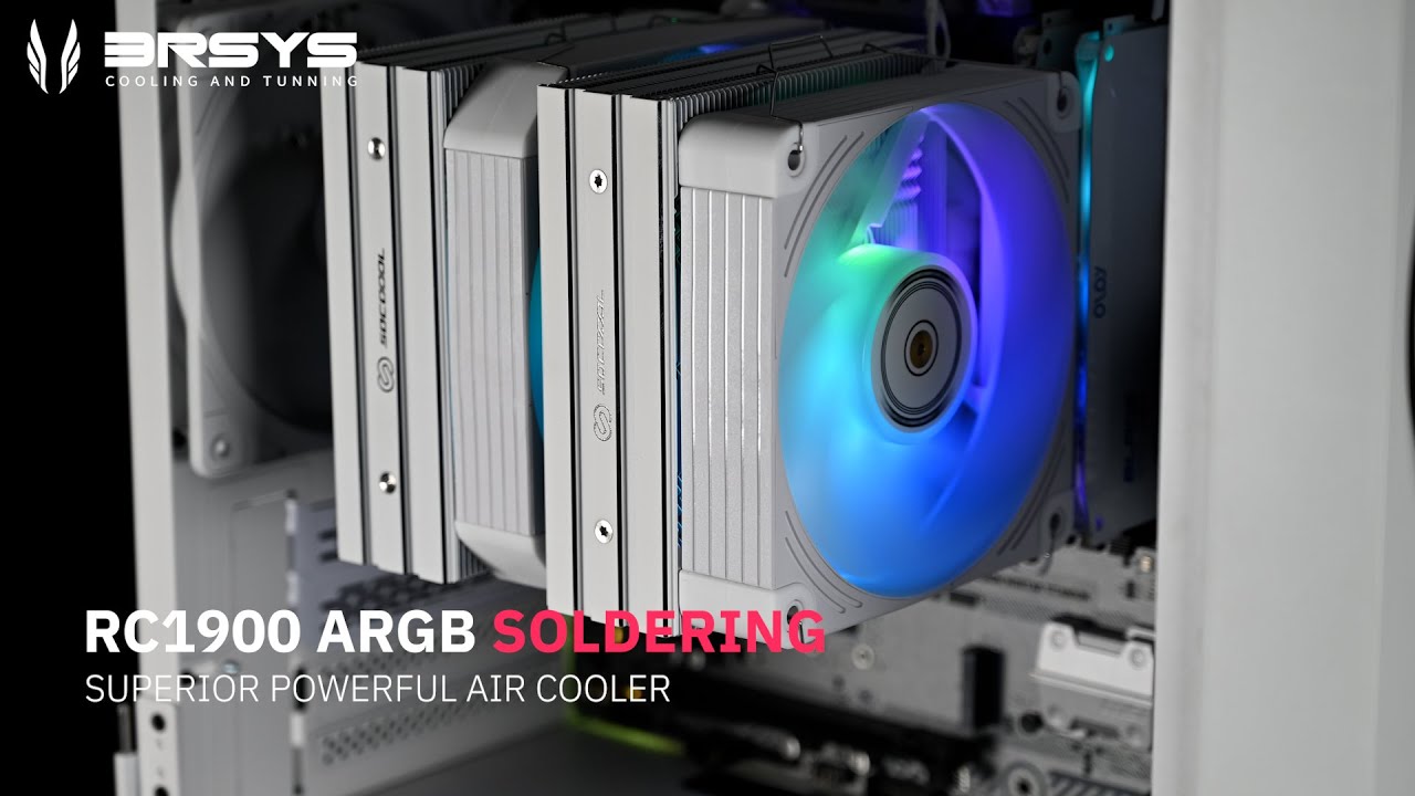 [3RSYS 공식영상] 3RSYS RC1900 ARGB Soldering | CPU COOLER - YouTube