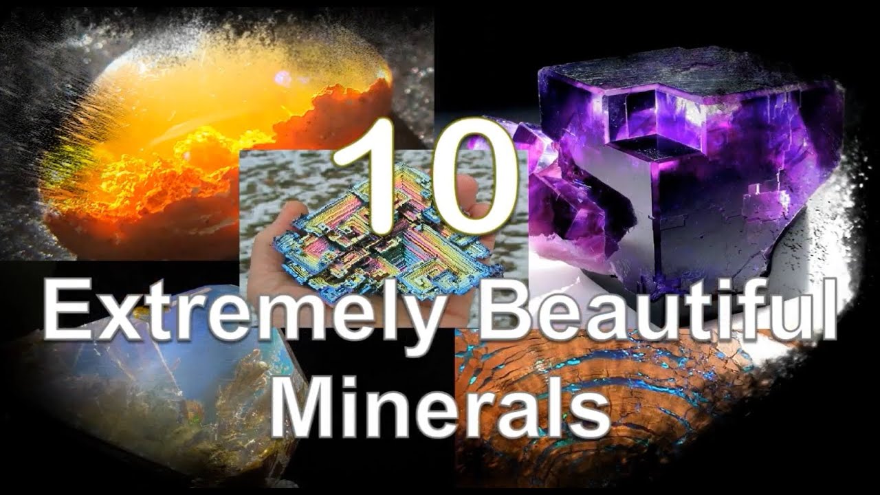 10 Extremely Beautiful Minerals - YouTube