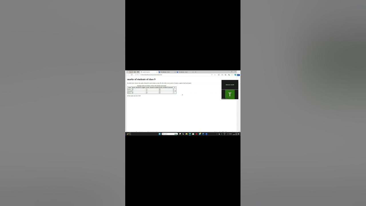 table navigation using NVDA screen reader - YouTube