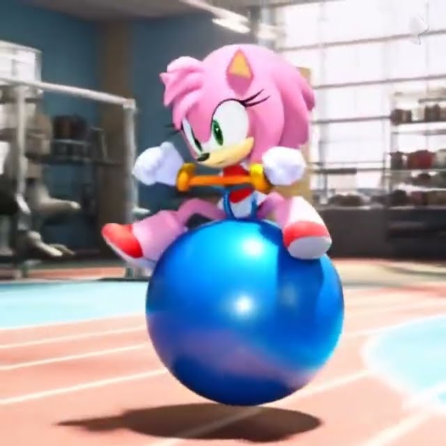 Amy rose's bouncy hopper ball - YouTube