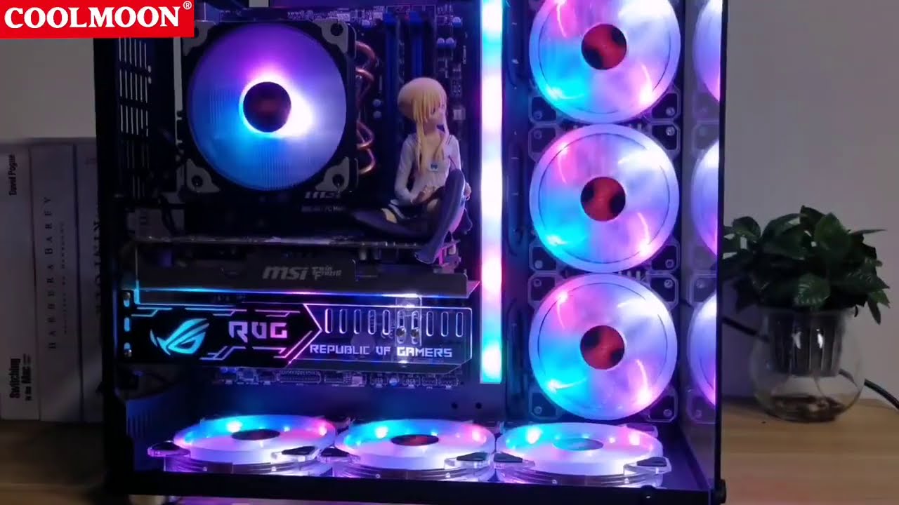 Computer Rgb Color Light Strip Chassis Light - YouTube