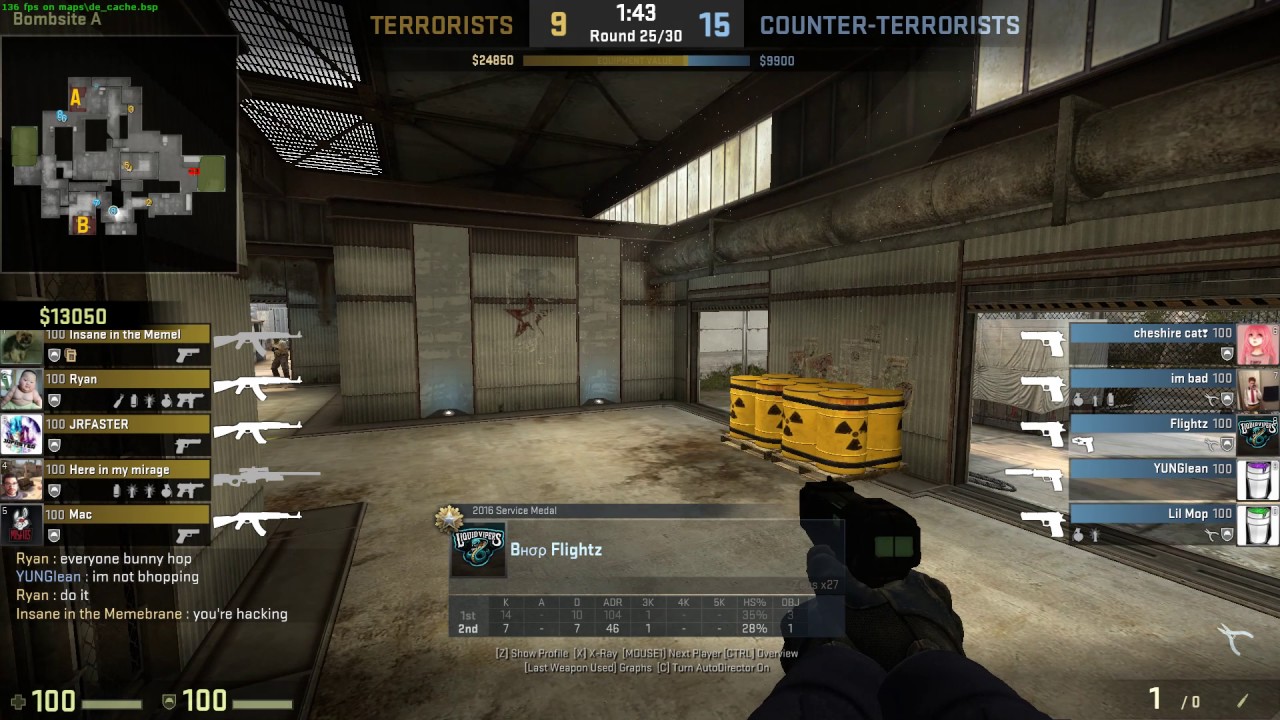 CS:GO "Bhop the whole round" - YouTube